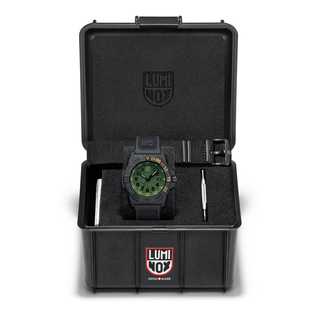 Navy SEAL Foundation 3500 Series Green Face Watch Set - XS.3517.NSF.SE ...