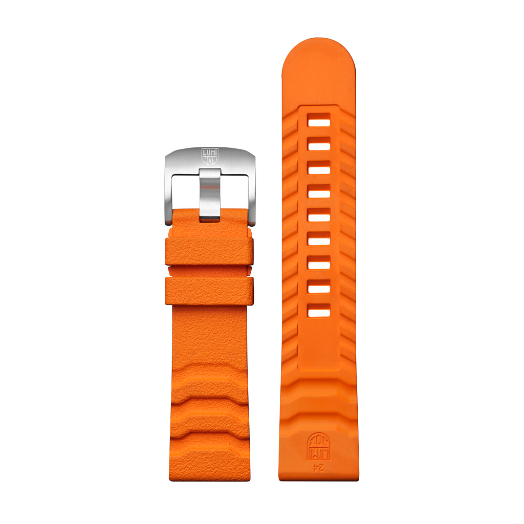 Luminox Rubber Watch Strap - Orange 24mm | Luminox Australia
